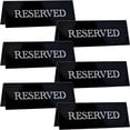 6 Pieces Acrylic Reserved Table Sign- 7.9 x 2.7 Inches Guest ...