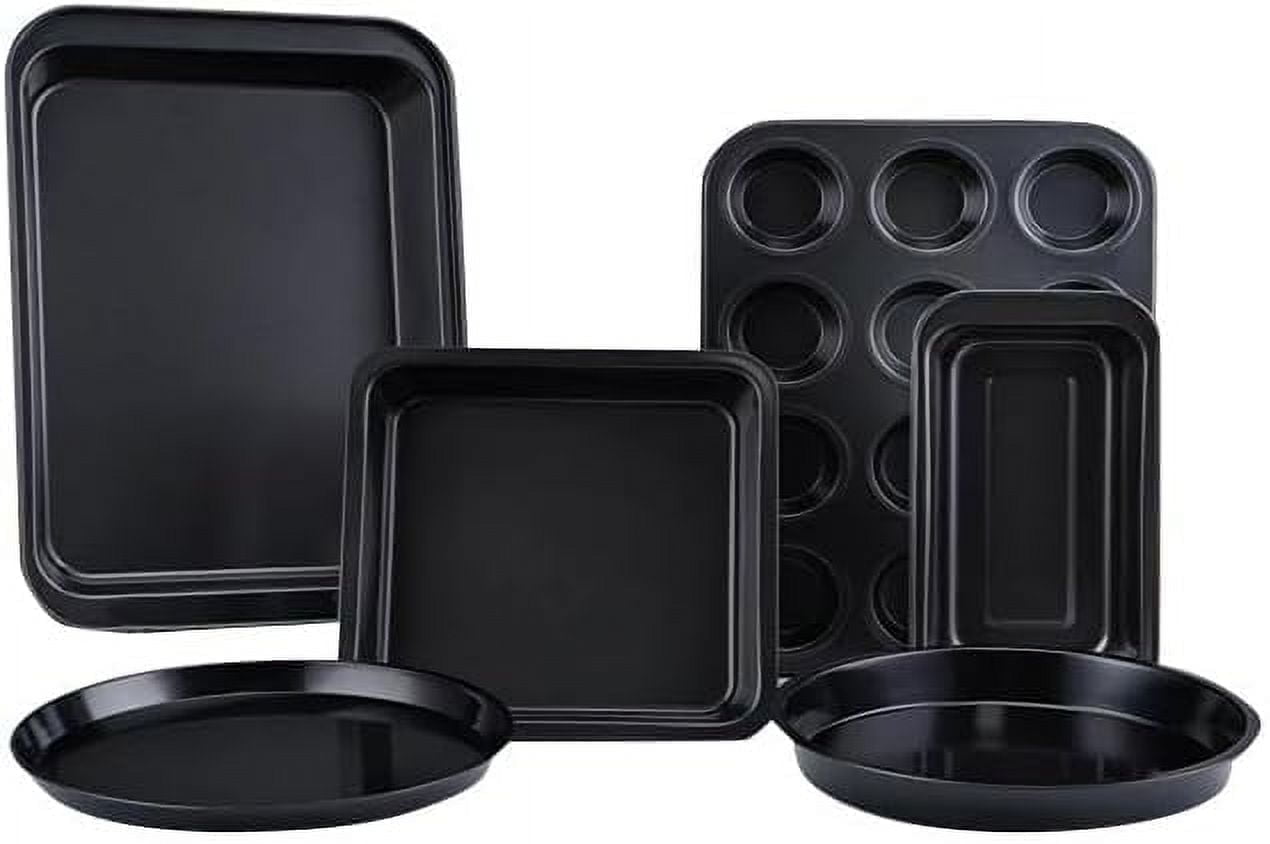 6 Pieces Bakeware Sets, Baking Pans Set, Nonstick Oven Pan for Kitchen ...