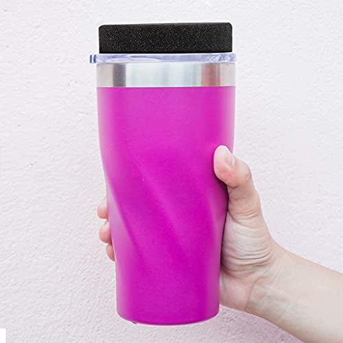 6 Pieces Black Cup Turner Foam Flexible Tumbler Sponge Inserts For 10oz ...