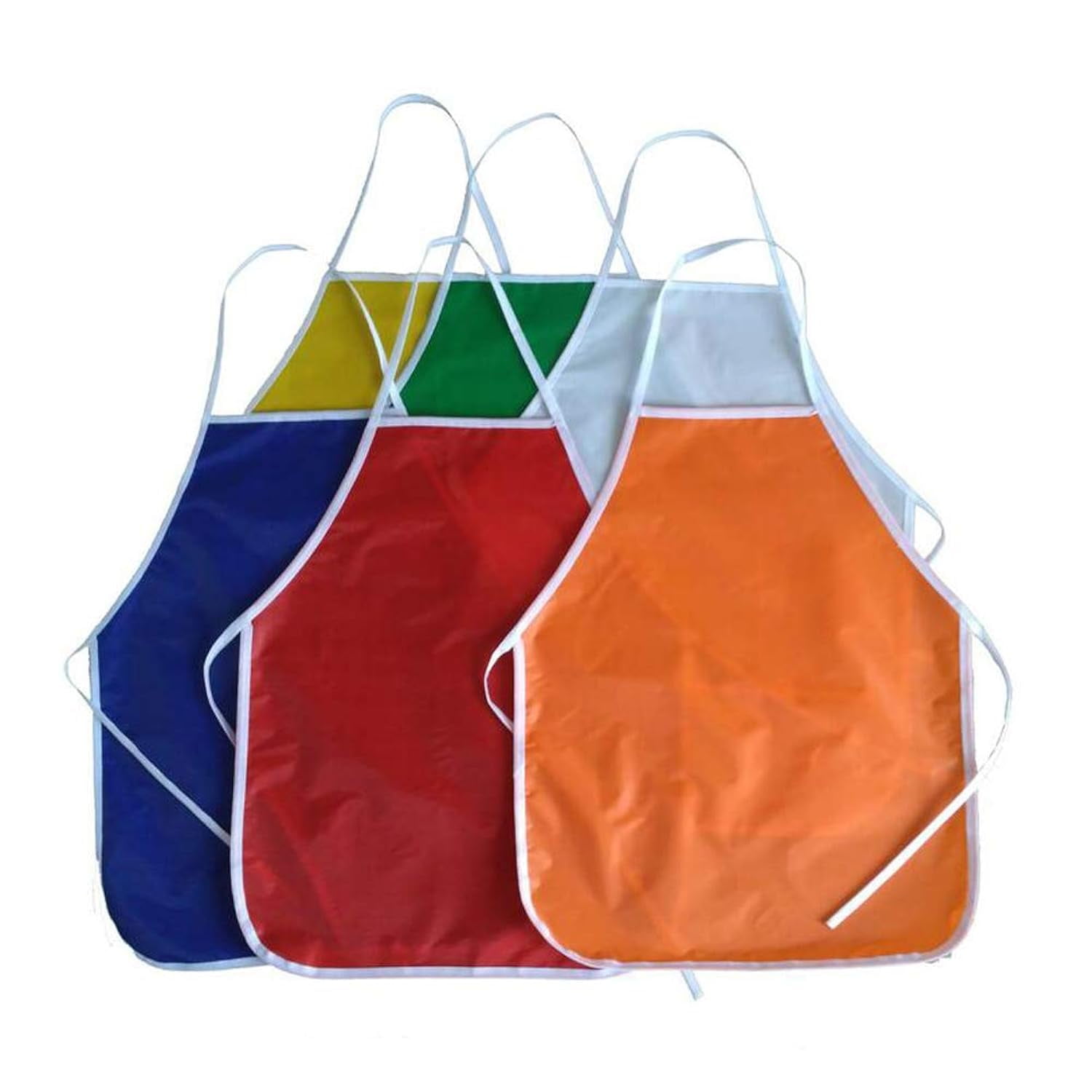 6 Pieces Children's Art Aprons Kids Art Smocks Children Painting Aprons ...