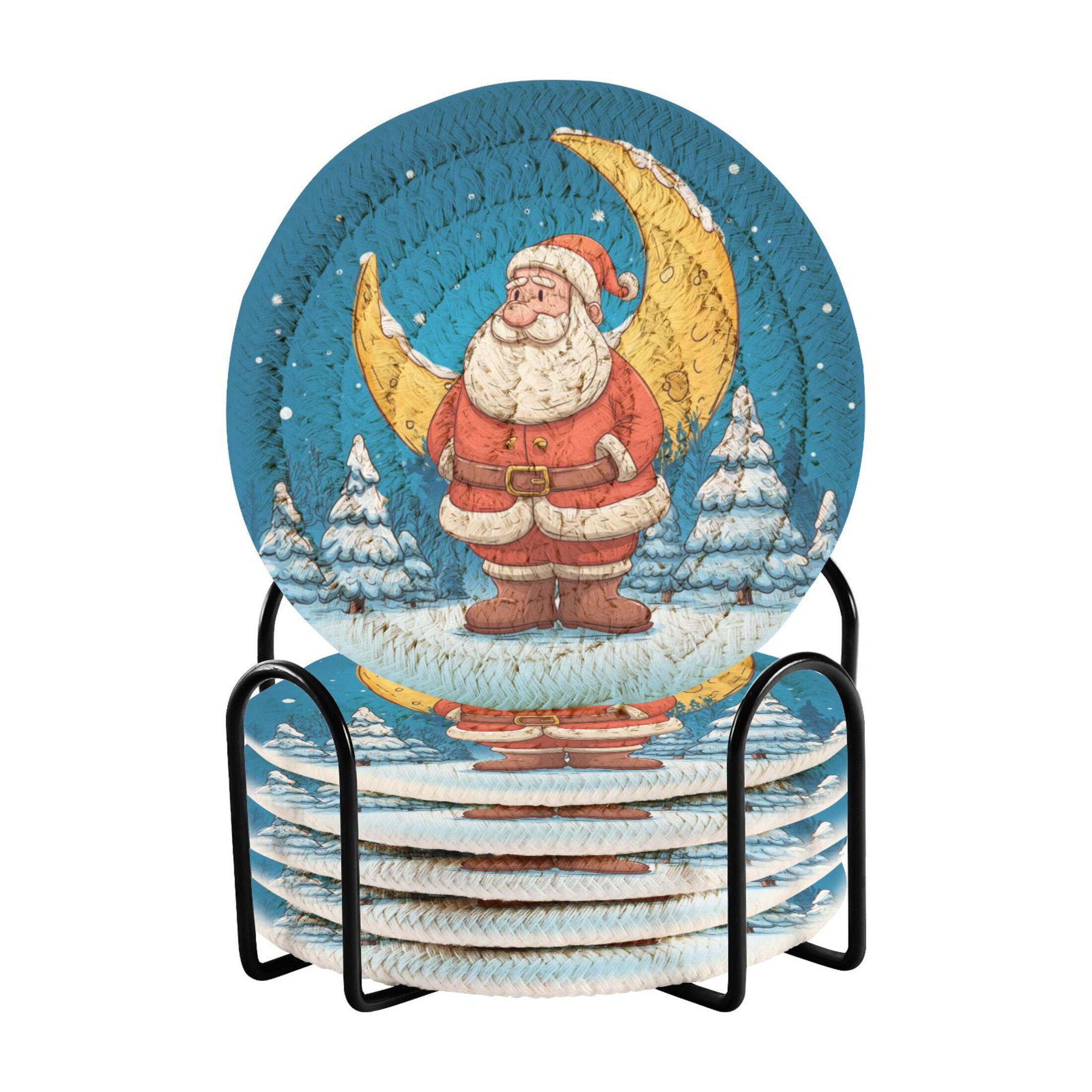 6 Pieces Coil Coasters Bar Coasters Anti-slip Coasters Heat-resistant ...