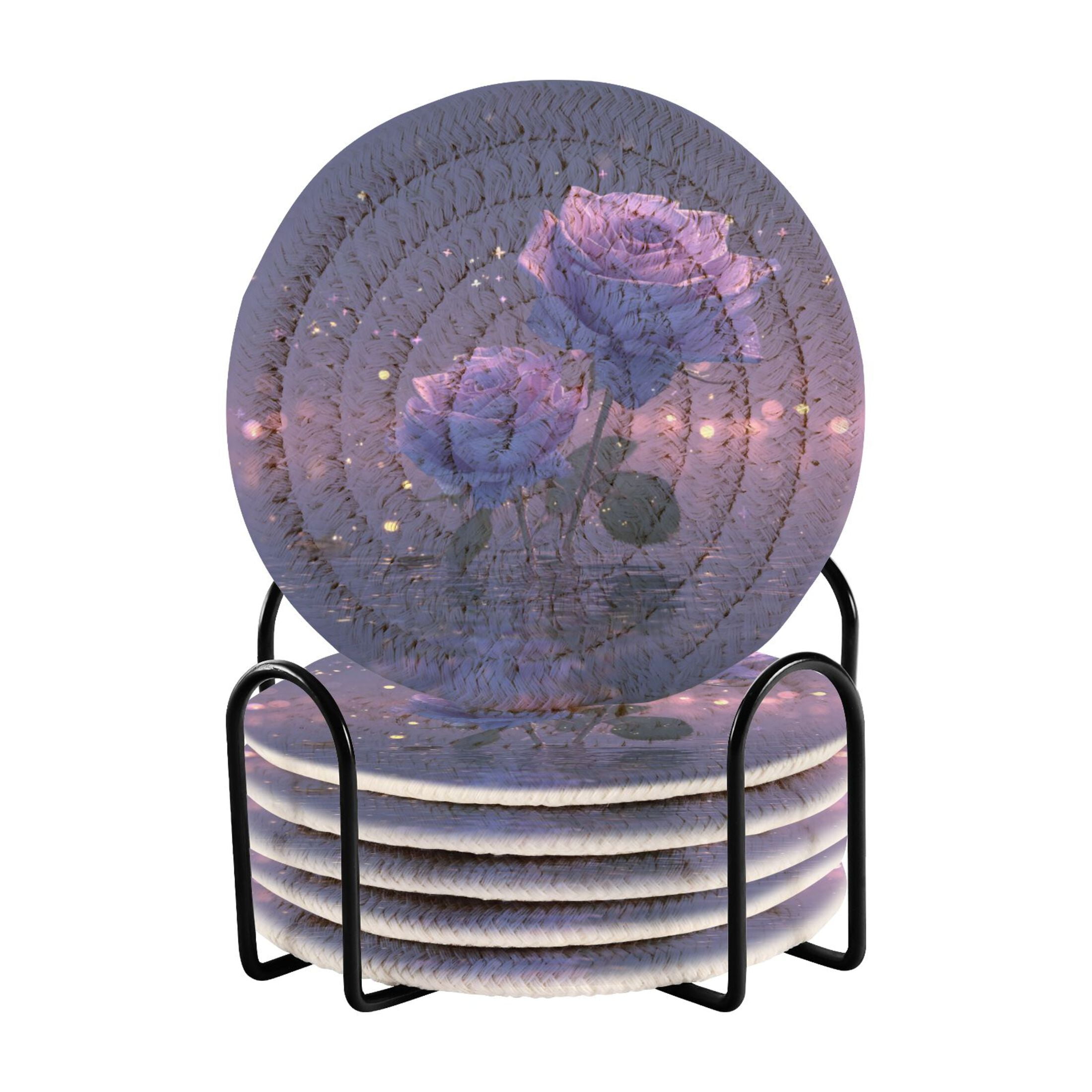 6 Pieces Coil Coasters Bar Coasters Anti-slip Coasters Heat-resistant ...