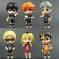 6 Pieces Cute Anime Action Figure Set,Cartoon Doll Statue Game Figure ...
