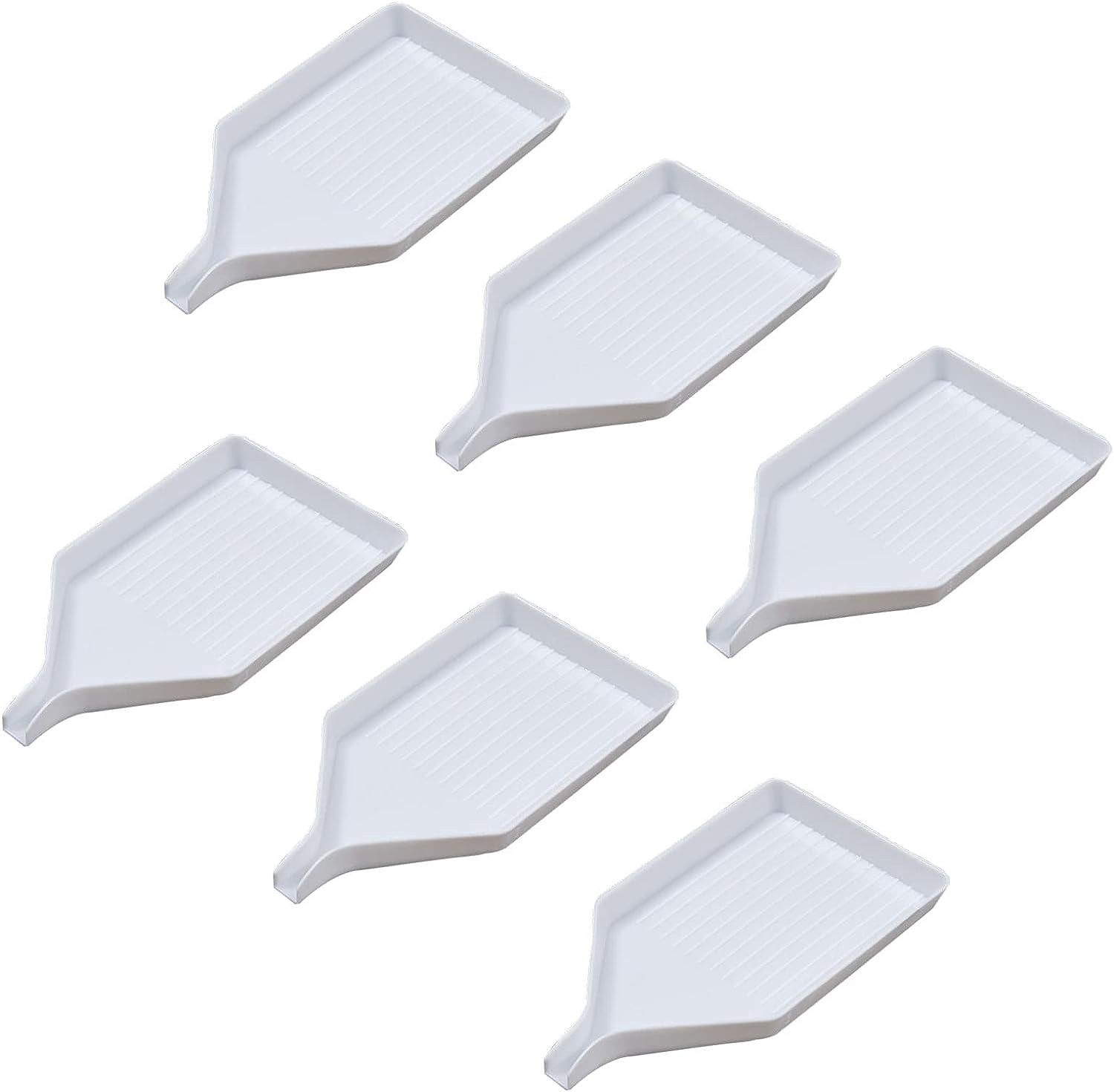 6 Pieces Diamond Art Painting Tray, Plastic Bead Sorting Trays DIY ...