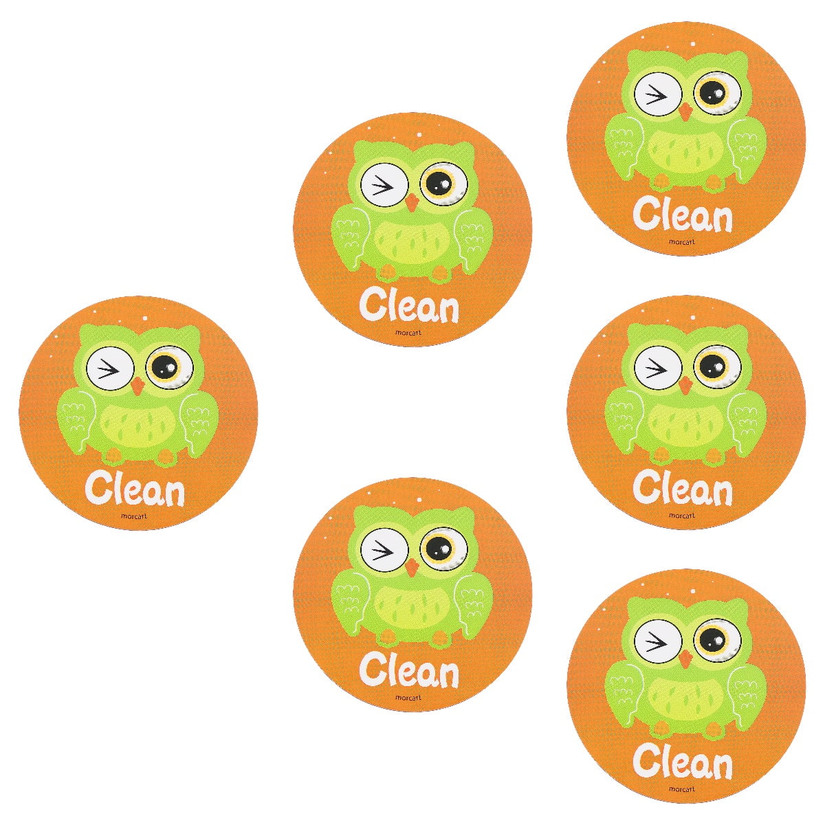 6 Pieces Dishwasher Cleaning Label Magnet Magnetic Labels Refrigerator ...