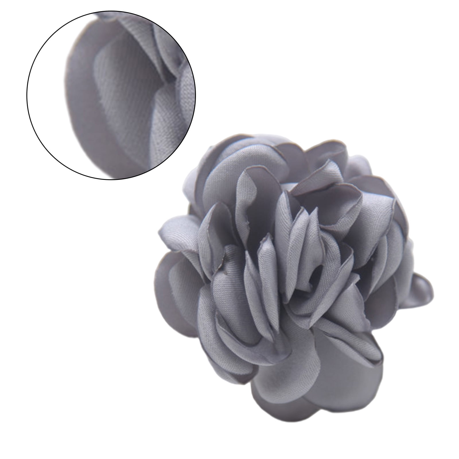 6 Pieces Fabric Flower Tissue Rings Serviettes Holder Tissue Buckle ...