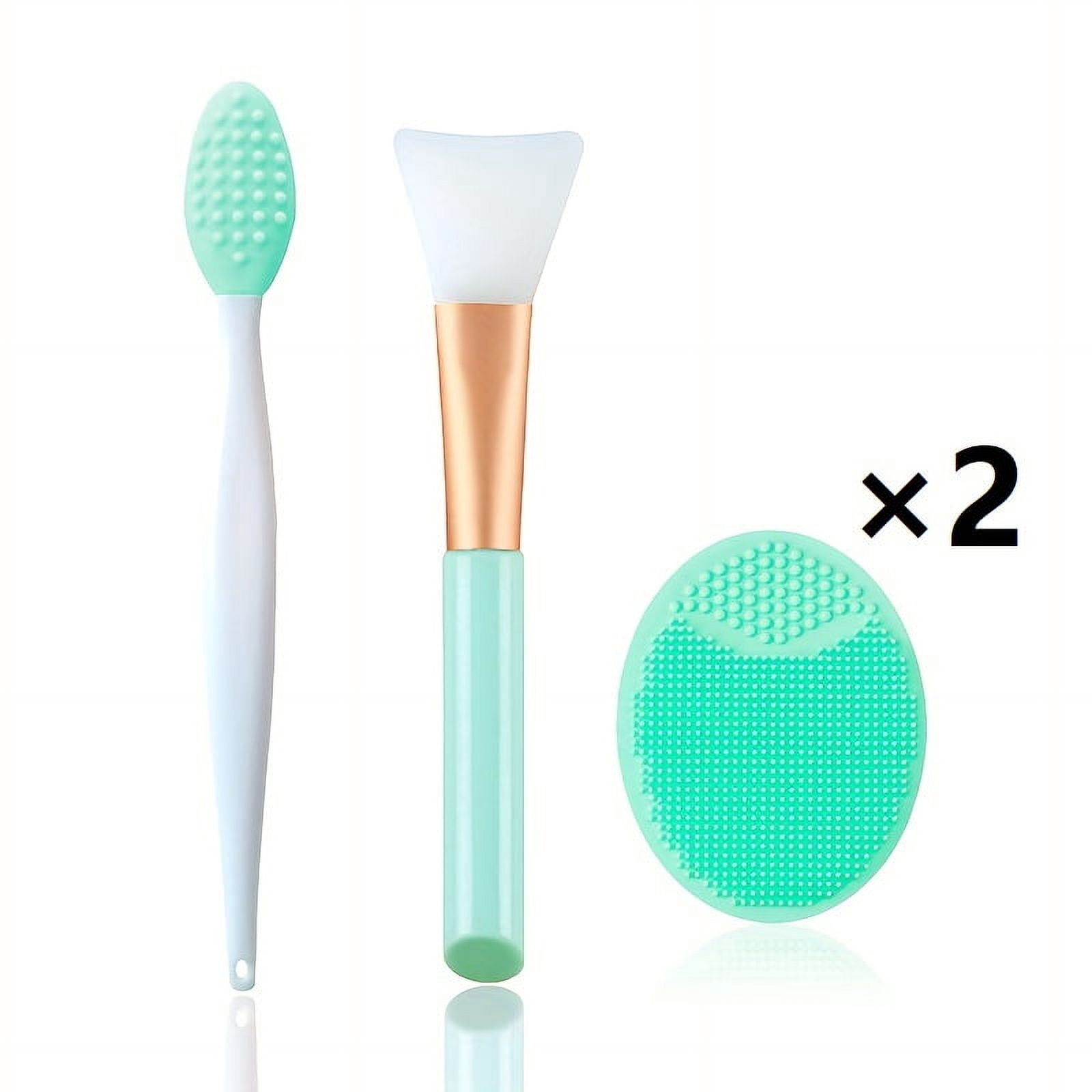6 Pieces Face Brush Set, Manual Silicone Exfoliating Lip Brush Nose ...