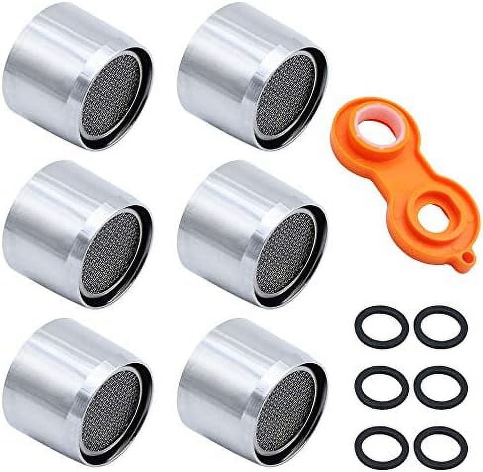 (6 Pieces) Faucet Aerator Replacement M22 Stainless Steel Kitchen ...