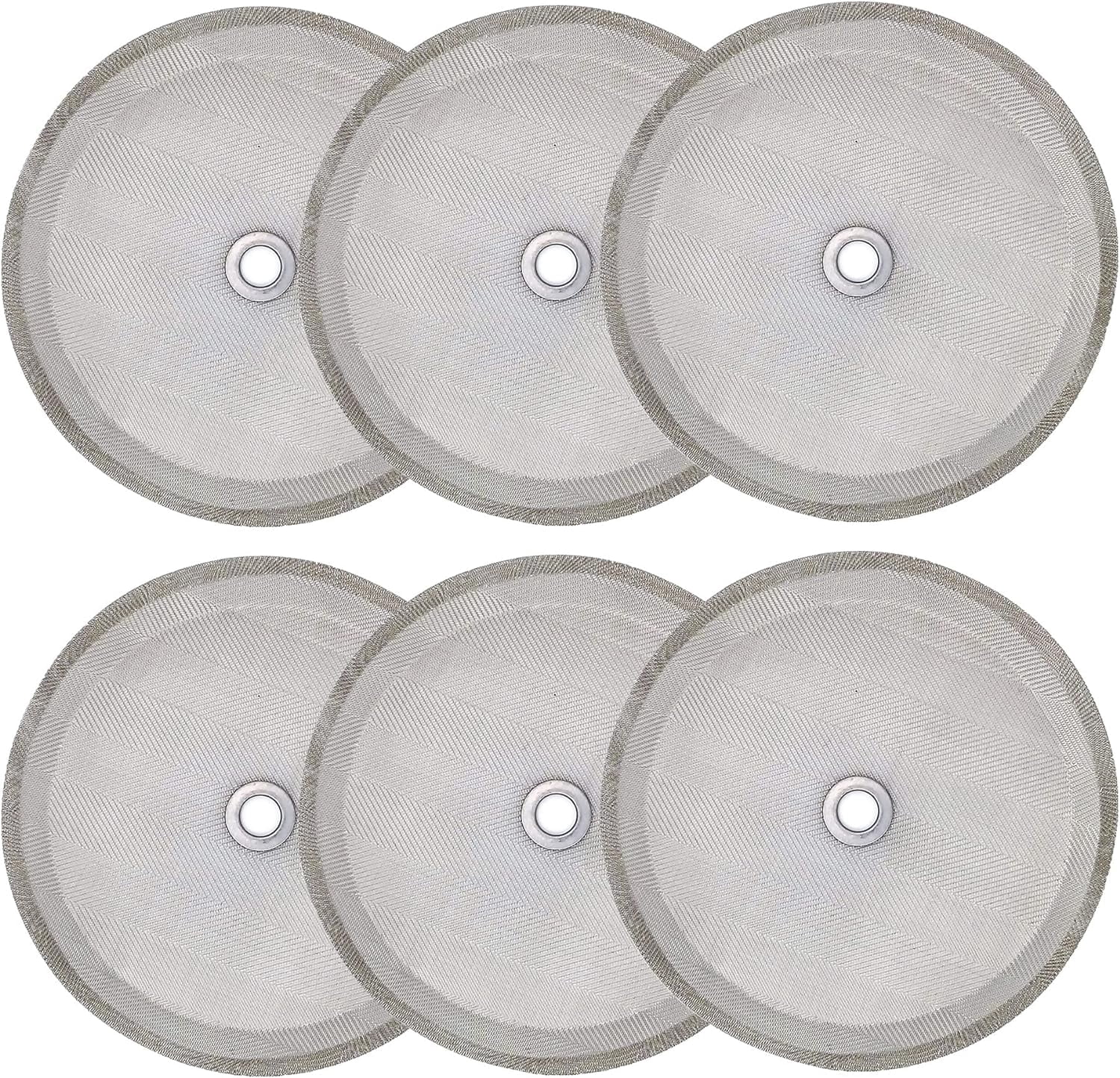 6 Pieces French Press Filters Screen, 4 Inch Stainless Steel Mesh ...