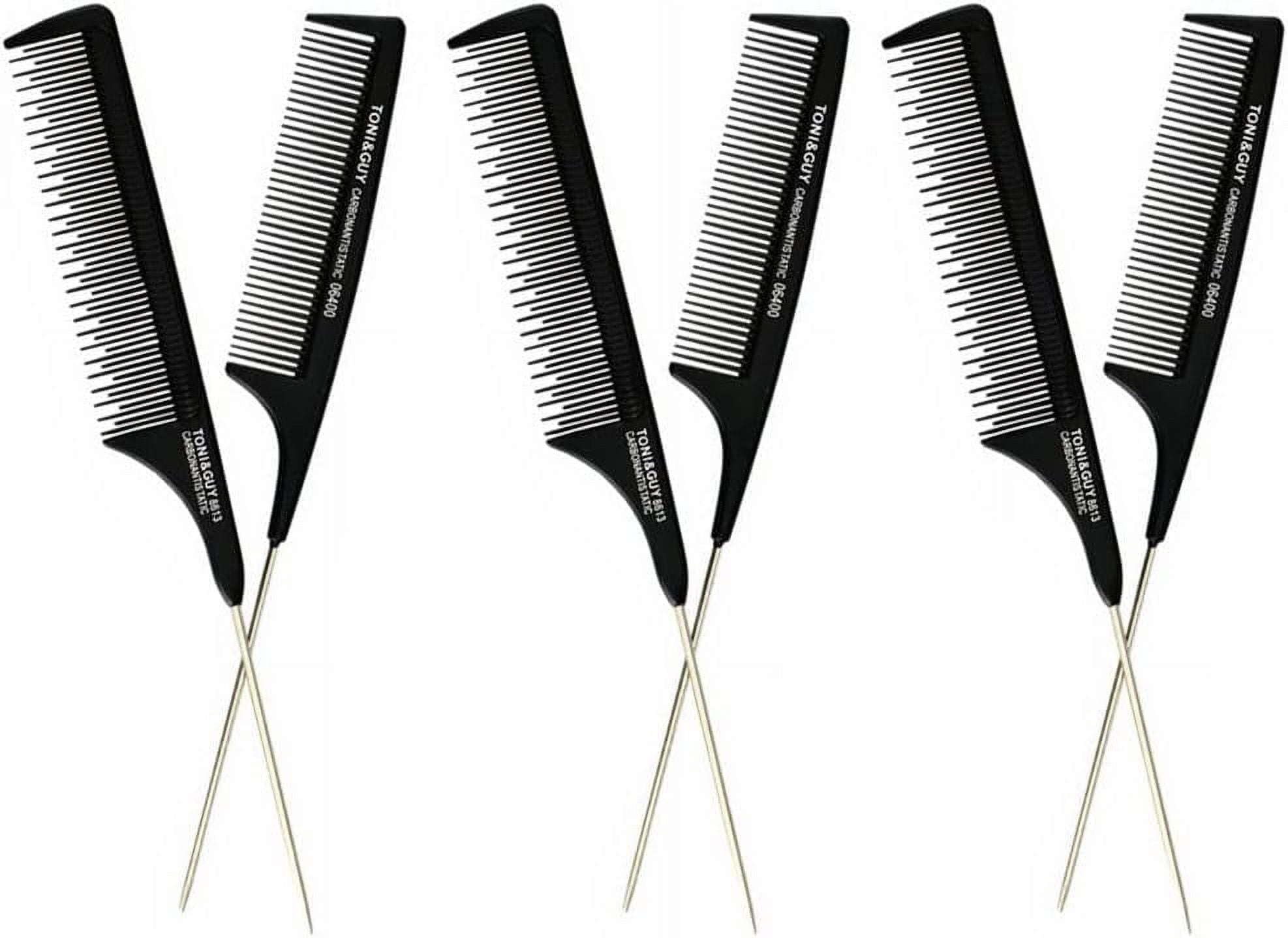 6 Pieces Hair Comb Foiling Comb Highlighting Comb Rat Tail Hair Comb ...