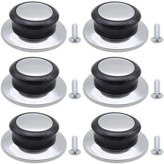 6 Pieces Heat Resistant Pot Lid Knob Replacement Handle Universal ...