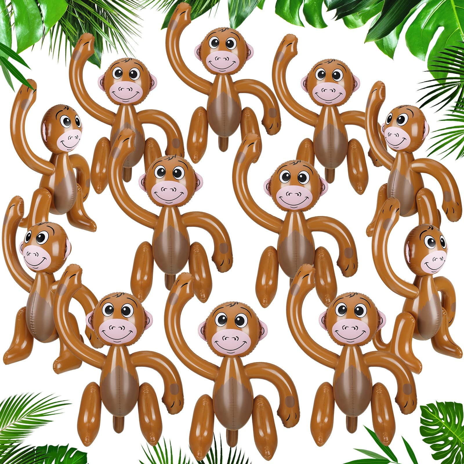 6 Pieces Inflatable Monkeys CM31 27 Inch Monkey Safari Supplies ...