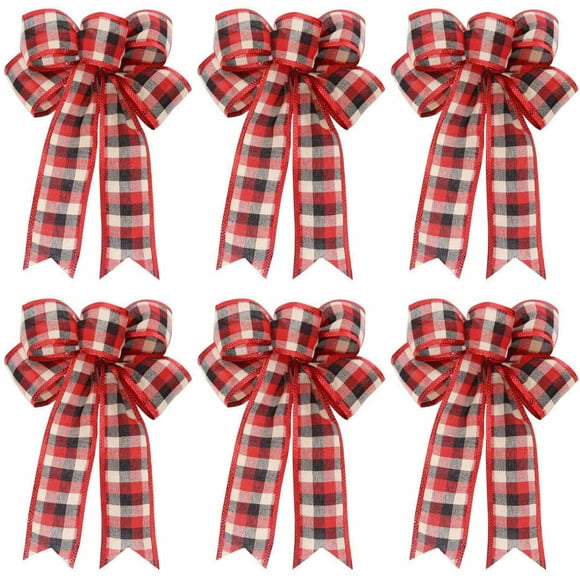 Outdoor Buffalo Check Bows