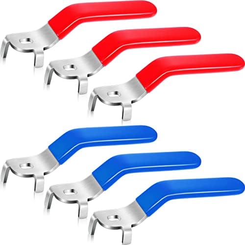 6 Pieces Lever Handle for Ball Valve Stainless Steel Water Valve Handle ...