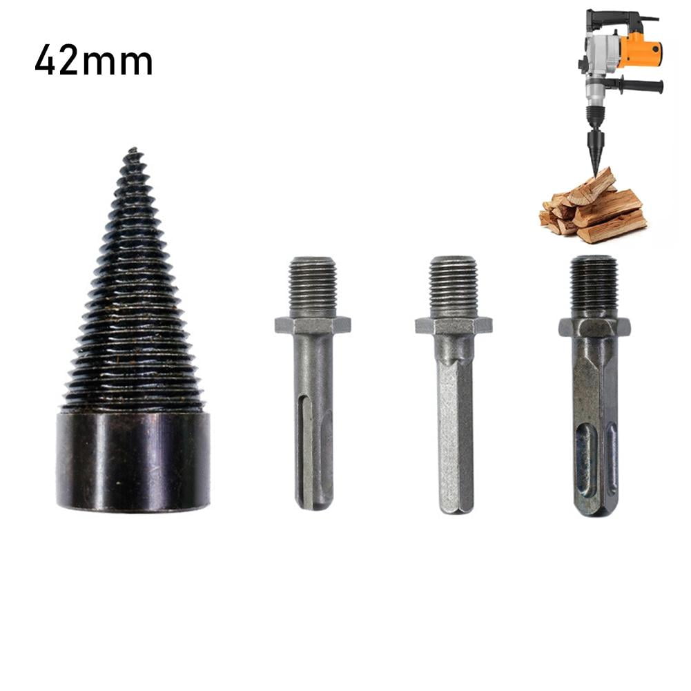 6 Pieces Logs Bits Firewood Log Splitter Drill Bit Electric Heavy Duty ...