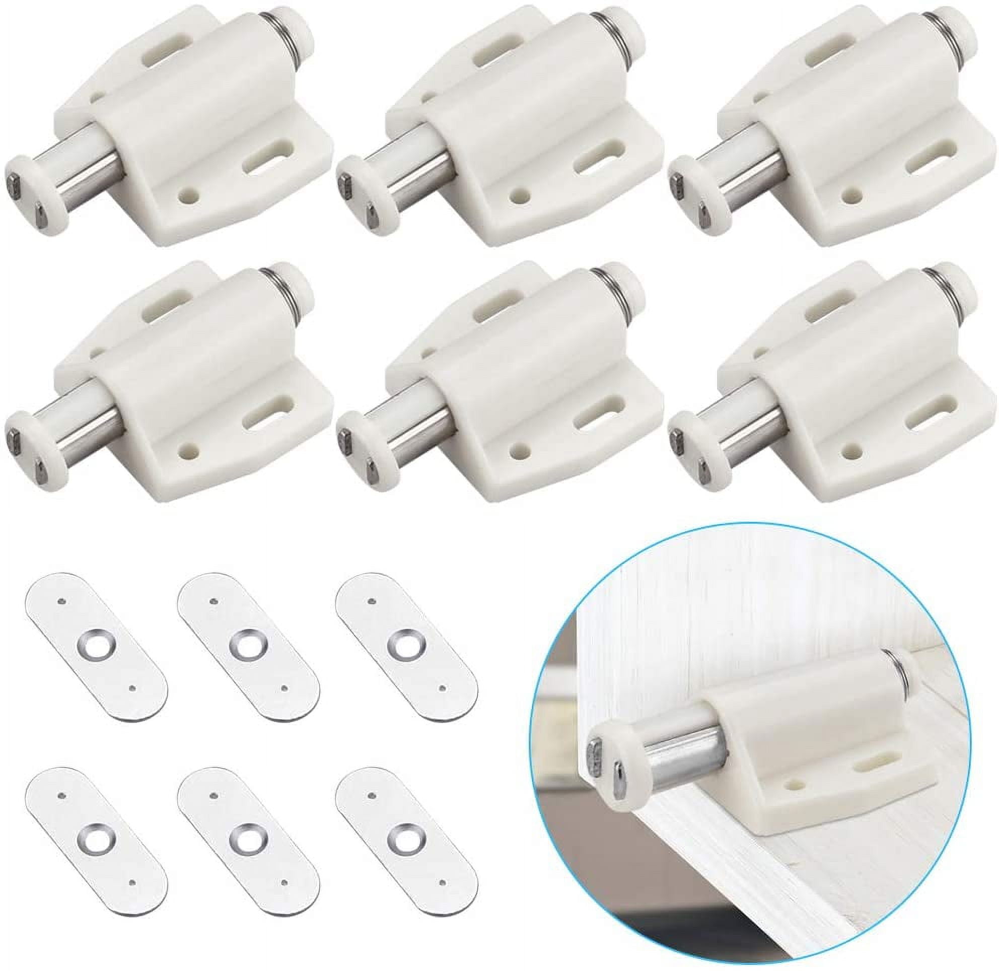 6 Pieces Of Magnetic Snap Fastener Magnetic Plastic Lock Soft Close ...