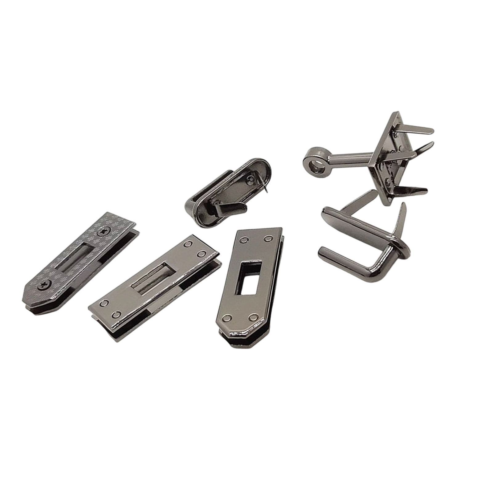 6 Pieces Metal Purse Lock Set Stylish Design Wear Proof Fastener For ...