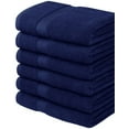 "6-Piece Set, Cool Navy Bath Towels, Quick Dry, Soft & Light, Extra ...