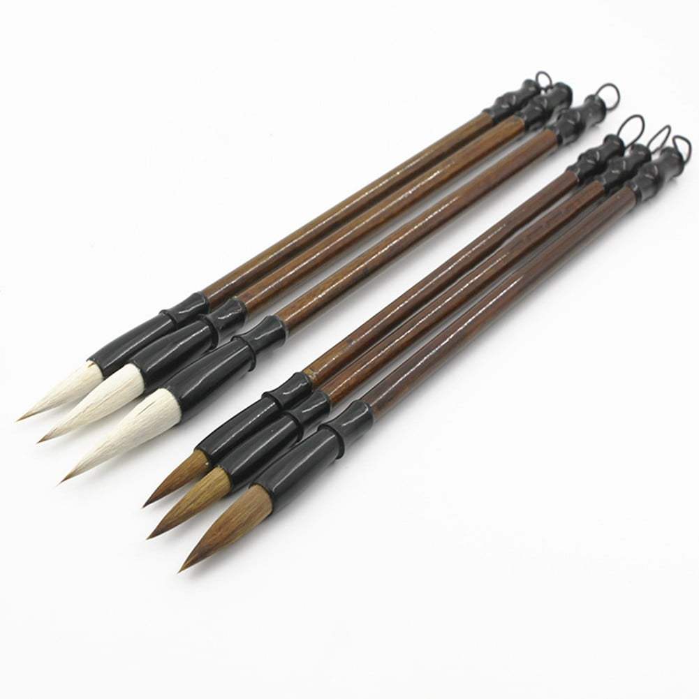 6 Pieces Of Calligraphy Brushes Calligraphy Supplies Student Stationery ...