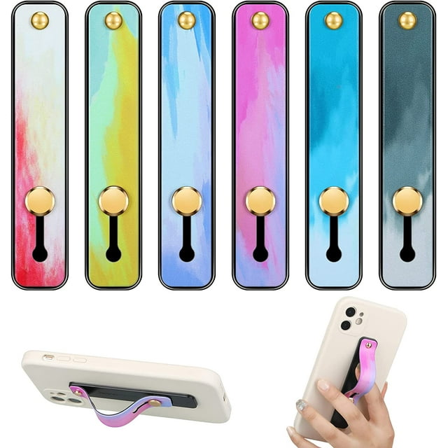 6-Piece Hand Gripper Cell Phone Accessories: Universal Finger Kickstand ...