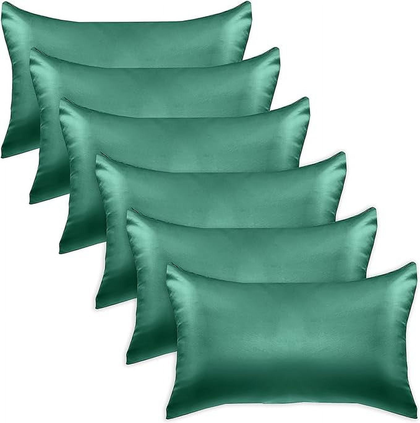 6 Pieces Pillowcase Set with Hidden Zipper closure, Standard/Queen ...