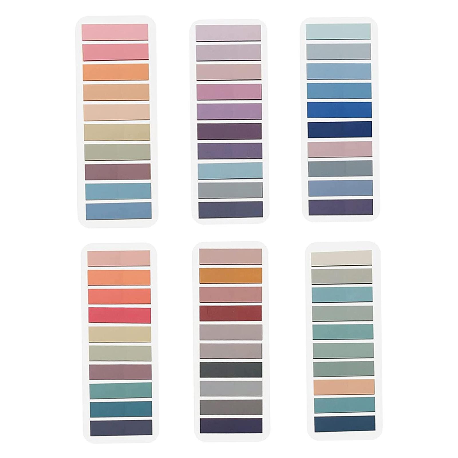 6 Pieces Portable Index Tabs Book Markers DIY Stationery Supplies ...