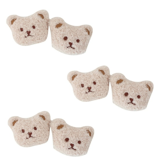 6 Pieces/Set Cartoon Bear Patches Embroidered Applique Sewing Patches ...