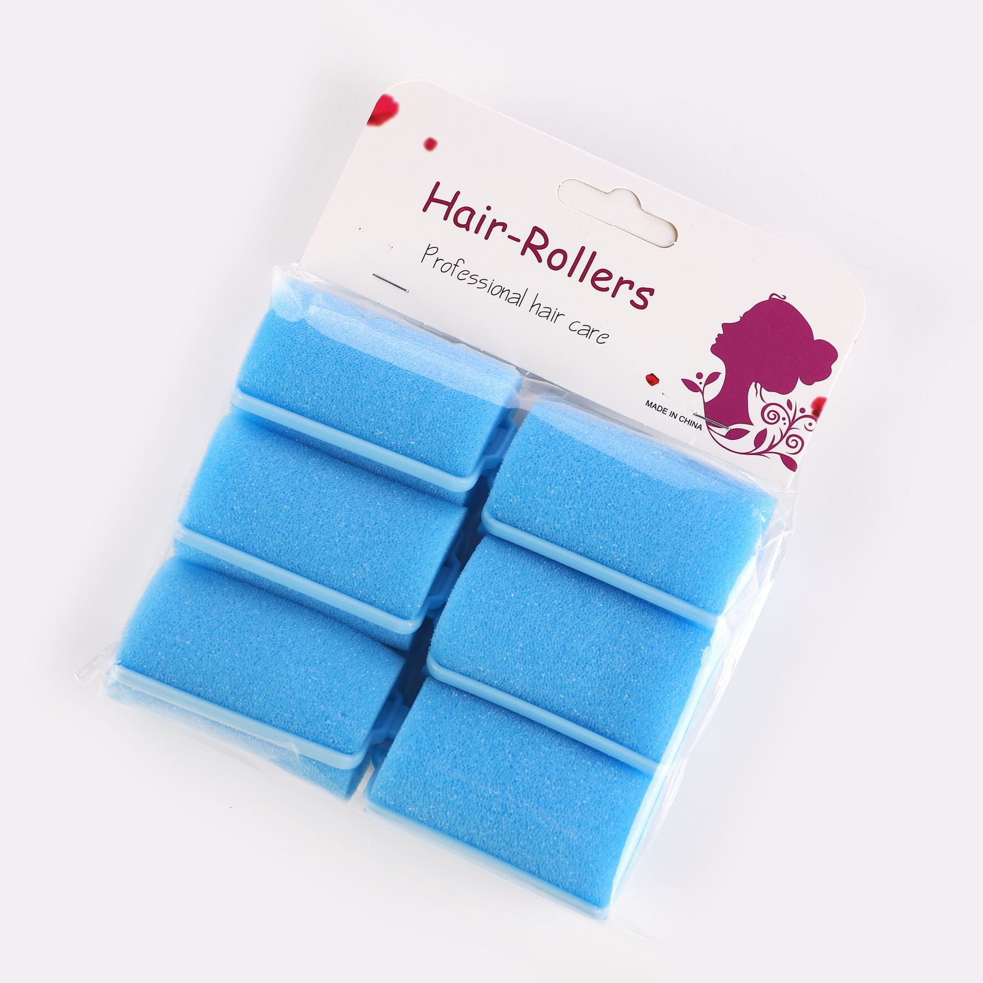 6 Pieces Sponge Hair Rollers, Bexikou Large Soft Foam Hair Styling ...