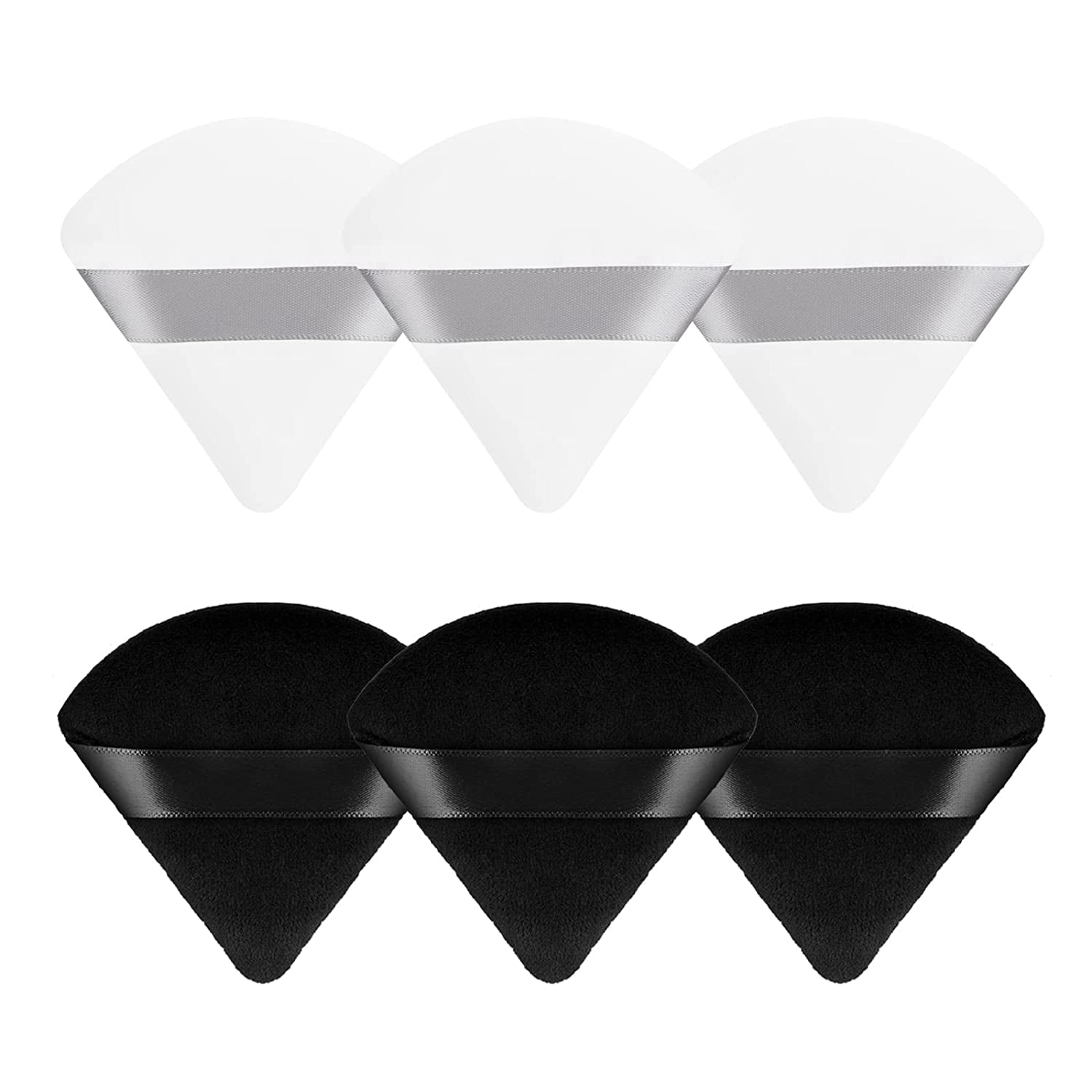 6 Pieces Sponge Loose Powder Puff Foundation Concealer Face Makeup Make ...