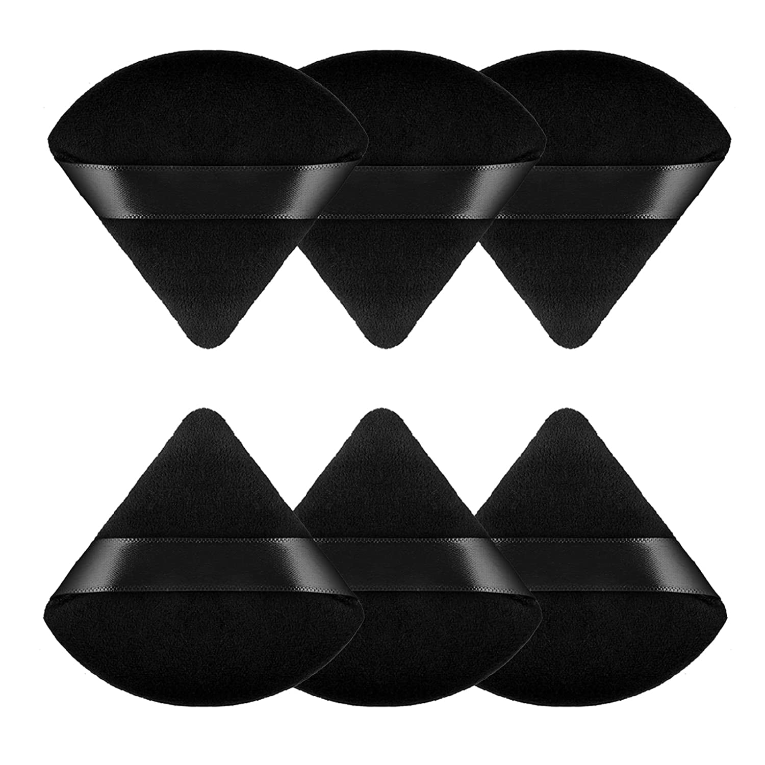 6 Pieces Sponge Loose Powder Puff Foundation Concealer Face Makeup Make ...