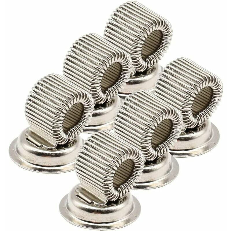 6 Pieces Strong Magnetic Pen Holder with Adjustable Spring Coil in ...
