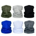 6-Piece UV Protection Windproof Sun Covering Neck Gaiter Scarf for ...