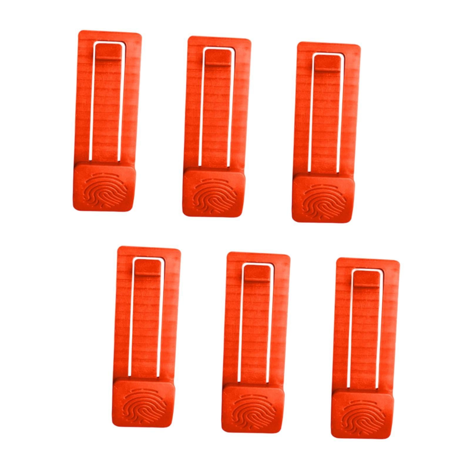 6 Pieces Surfboard Fin Clips Buckles Replacement ABS Material Enhanced ...