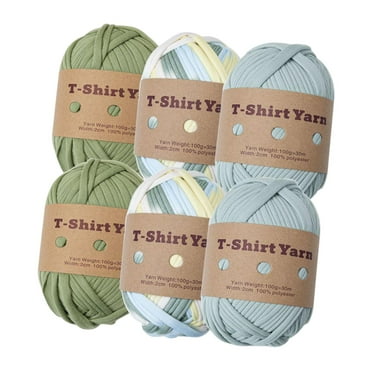 Craftbud (24pc) Crochet Yarn, Multi-Colored Acrylic Hand Knitting Yarn ...