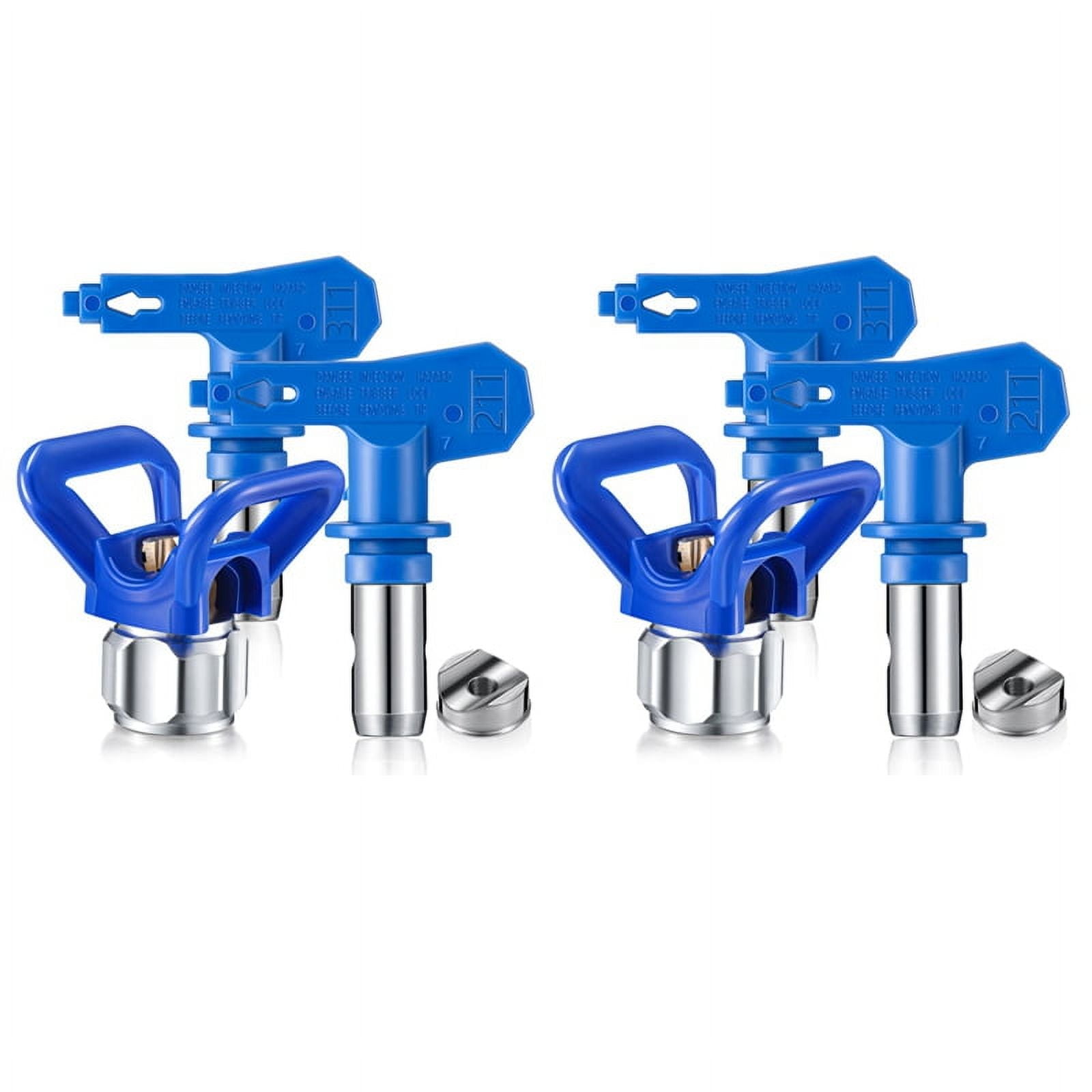 6 Pieces Tips Airless Paint Sprayer Tip Guard Nozzle Seat Replacement ...