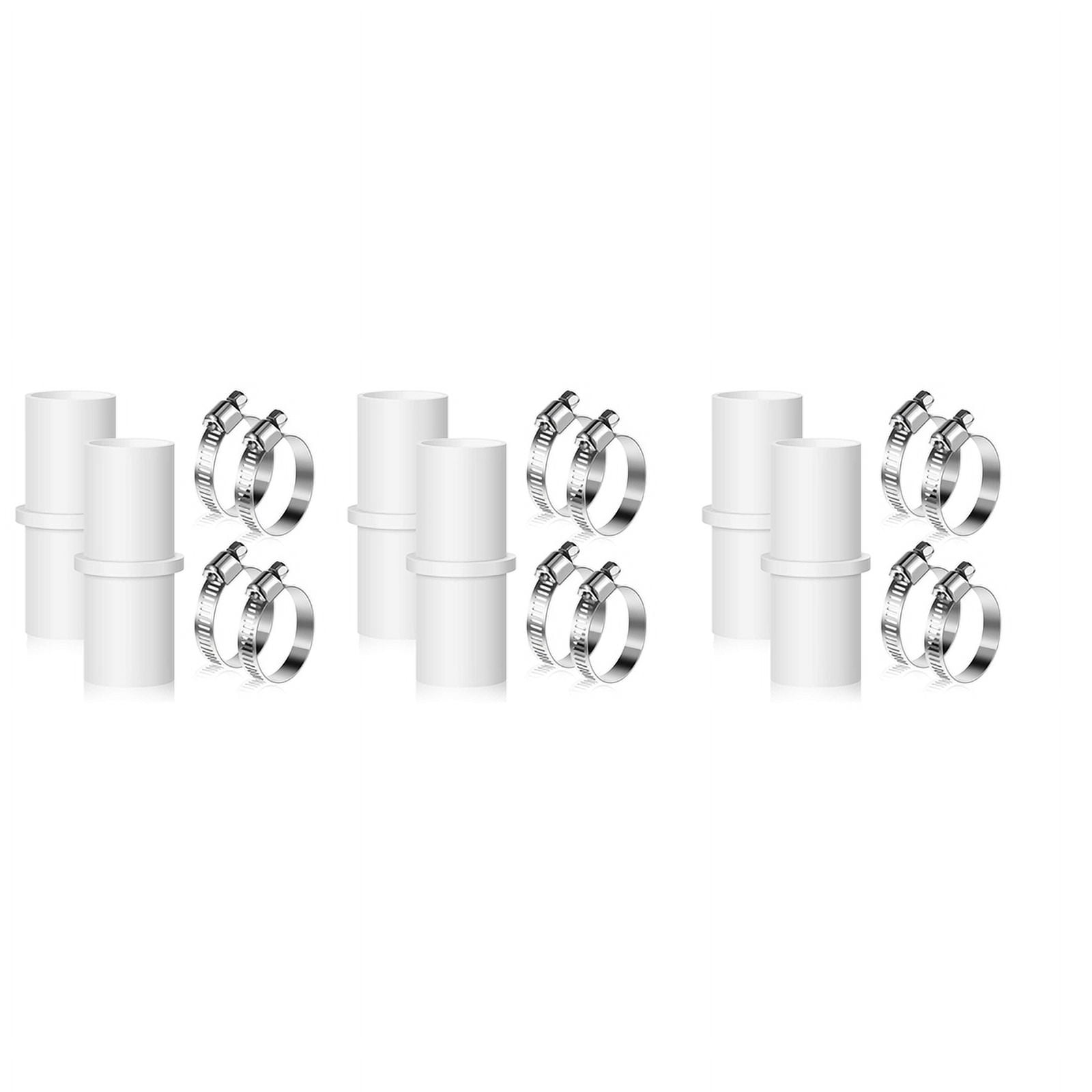 6 Pieces Washing Machine Drain Hose Connectors Washer Extension Adapter ...