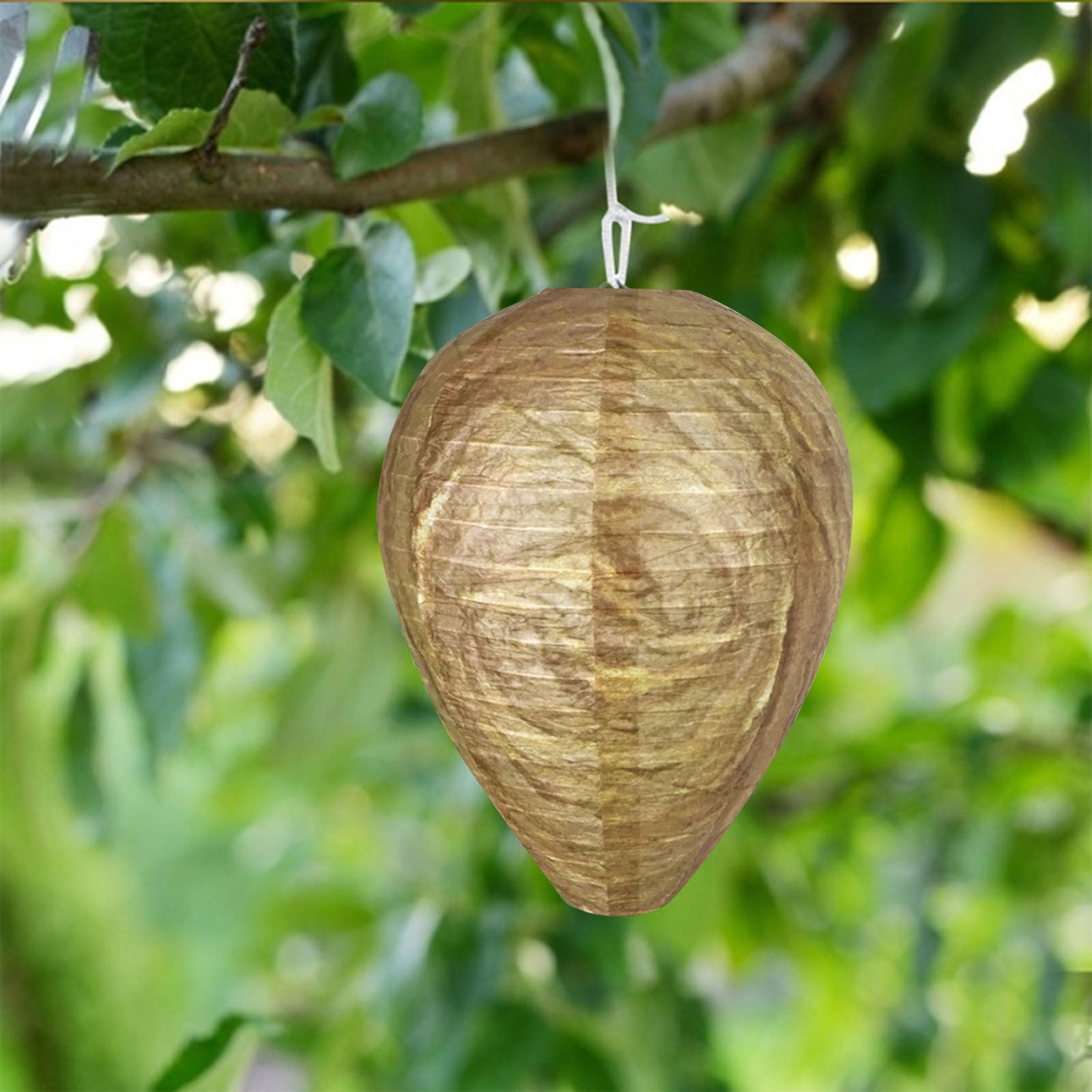 6 Pieces Wasp Nest Decoy Hanging Fake Wasp Nest Waterproof Material ...