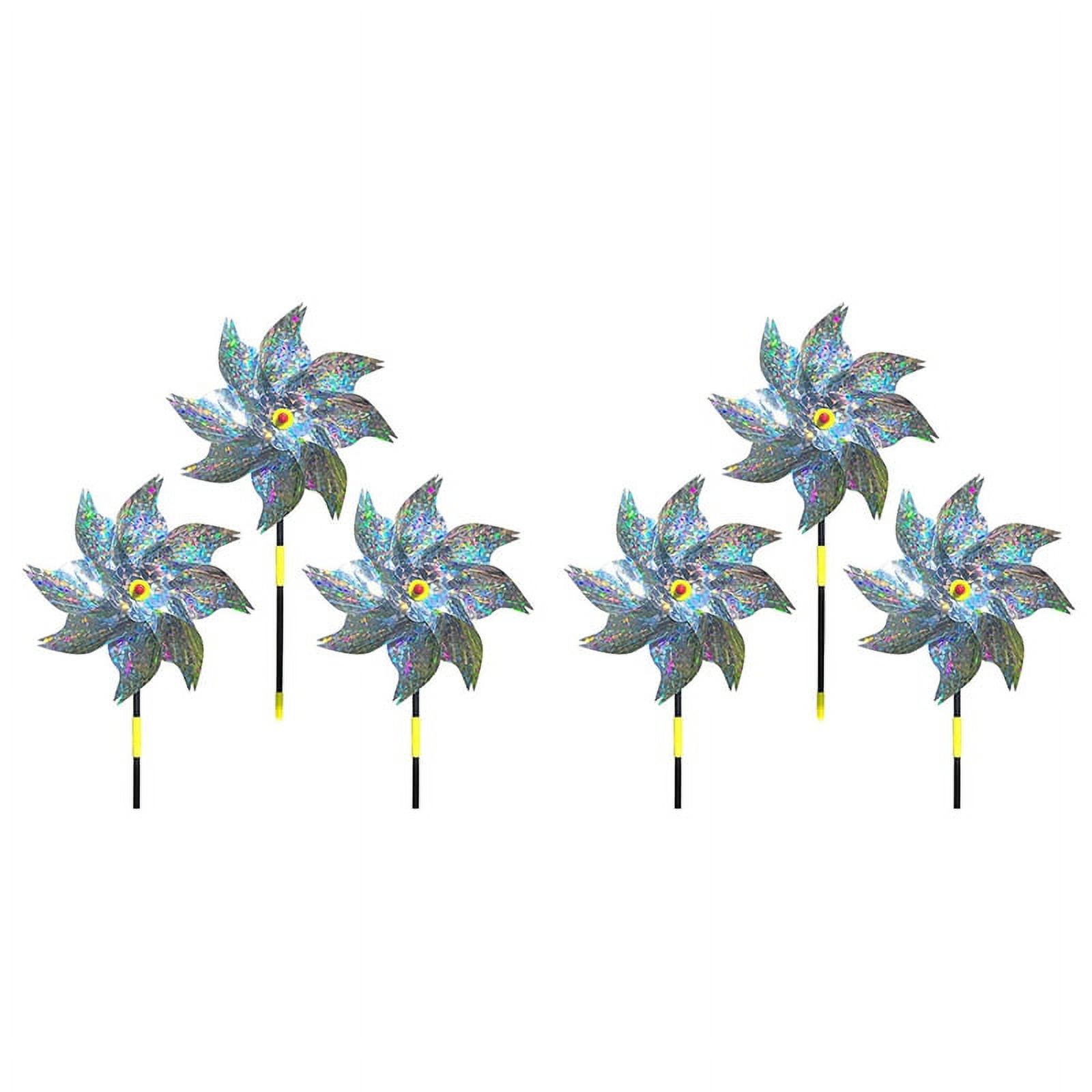 6 Pieces Windmills, Bird Repellent,Fruit Garden,Reflective Windmill ...