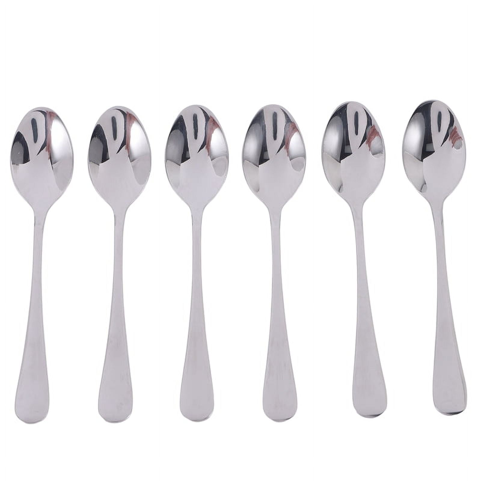 6 Pieces of Espresso Spoon, 4.7 Inch Stainless Steel Mini Coffee Spoon ...