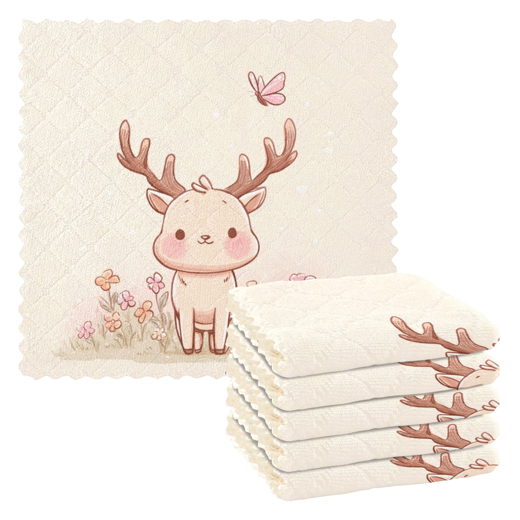 6 Pieces of Kitchen Towels 11x11Inch Kitchen Dish Cloths Kitchen Dish ...