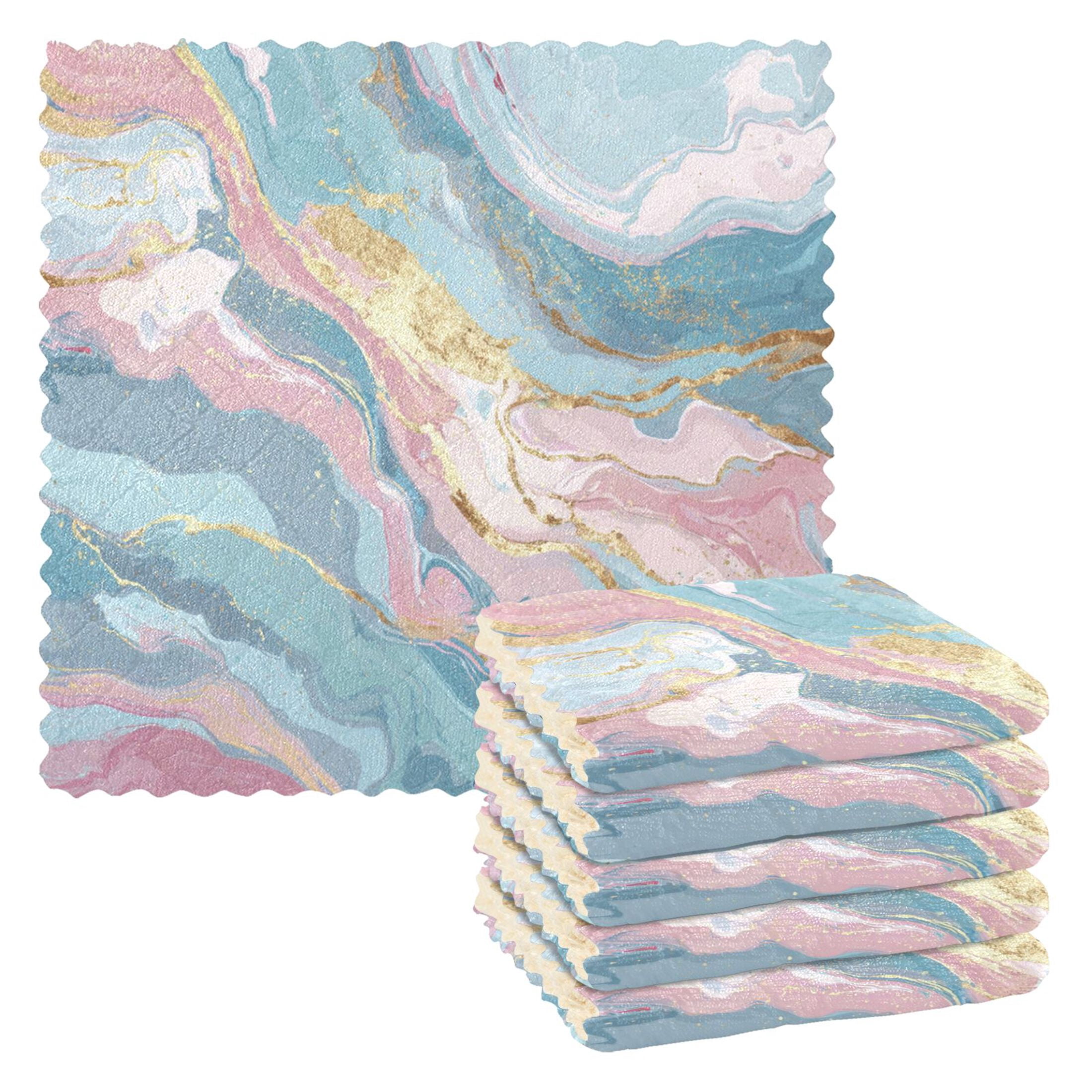 6 Pieces of Kitchen Towels 11x11Inch Kitchen Dish Cloths Kitchen Dish ...