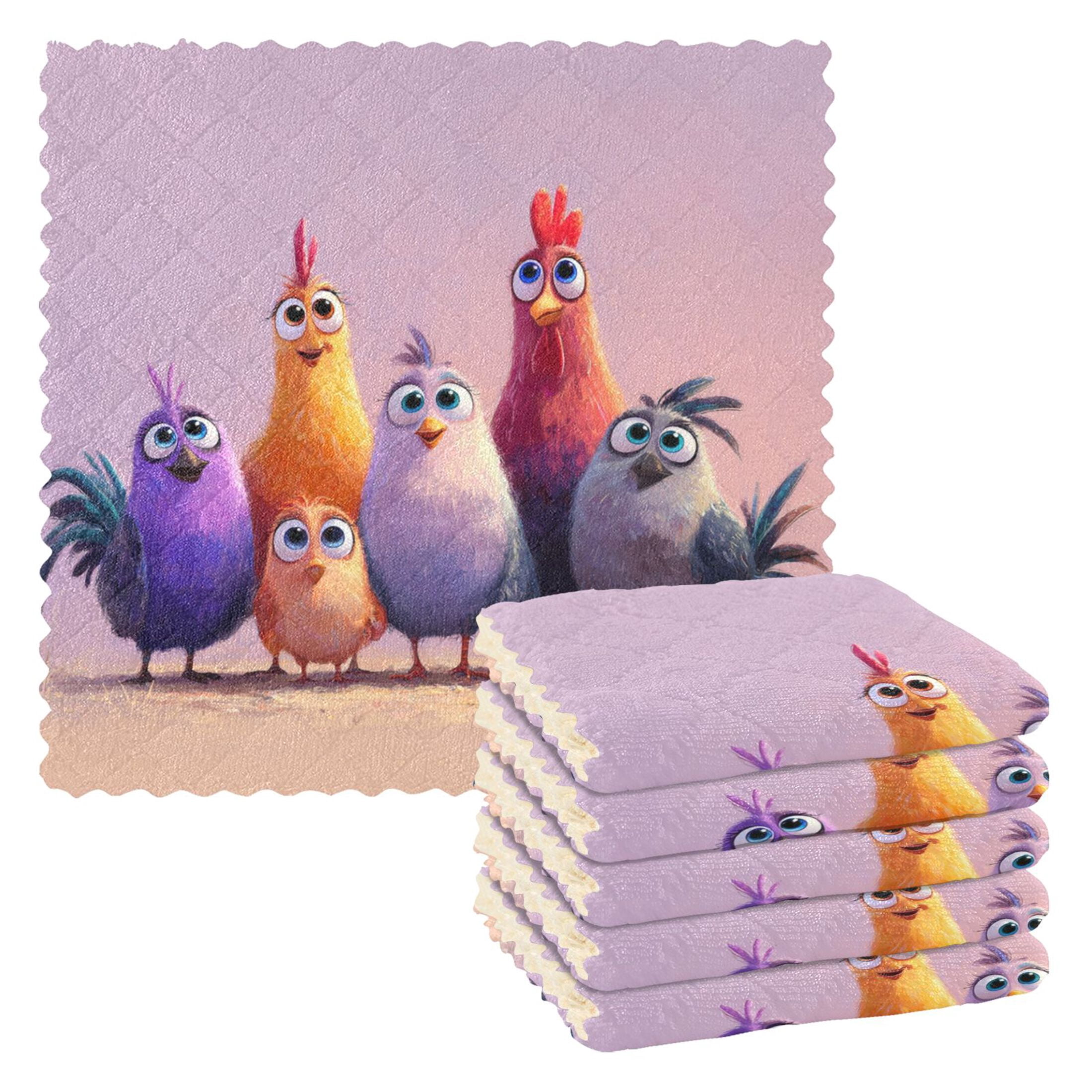 6 Pieces of Kitchen Towels 11x11Inch Kitchen Dish Cloths Kitchen Dish ...