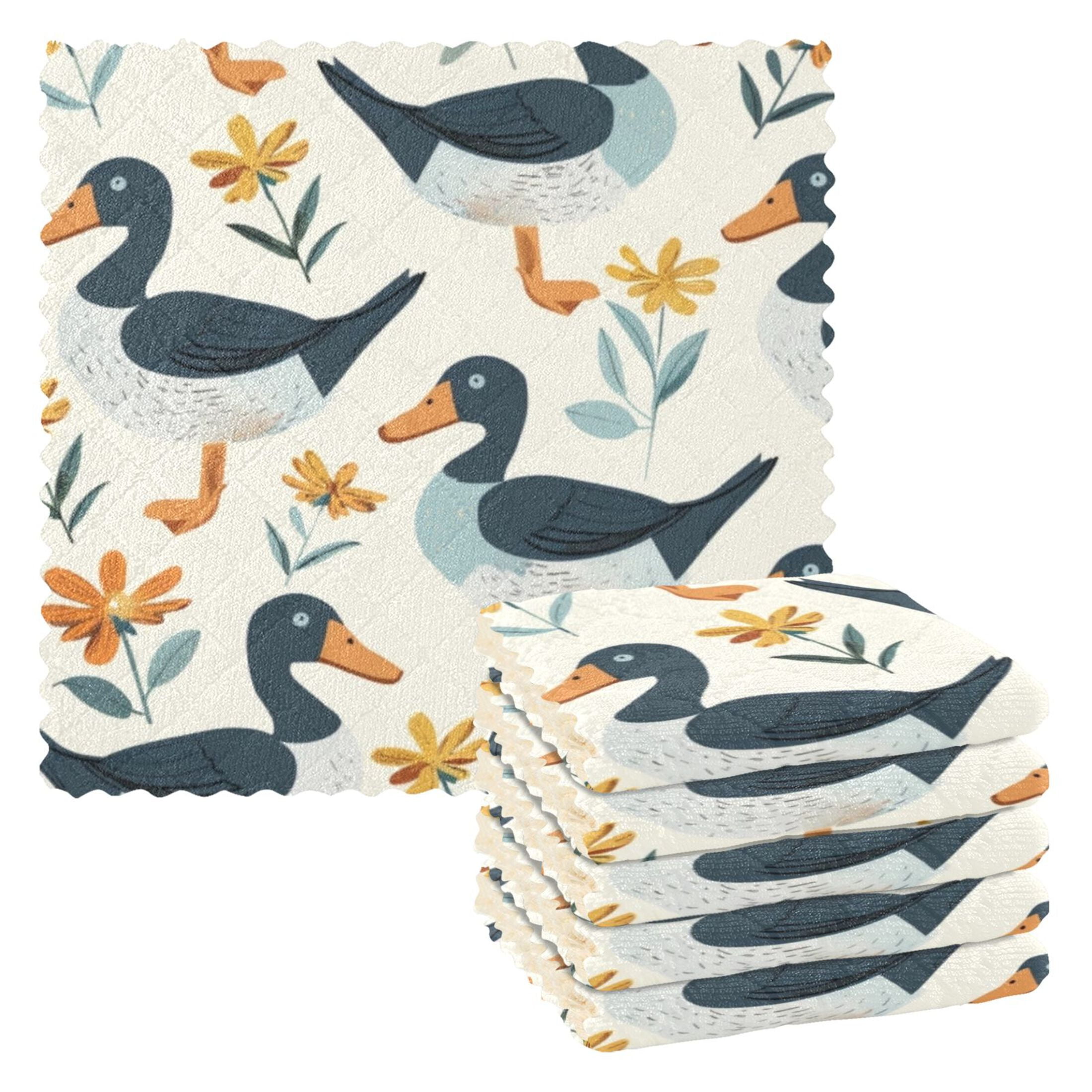 6 Pieces of Kitchen Towels 11x11Inch Kitchen Dish Cloths Kitchen Dish ...