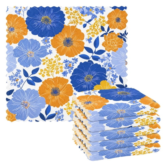 6 Pieces of Kitchen Towels 11x11Inch Kitchen Dish Cloths Kitchen Dish ...