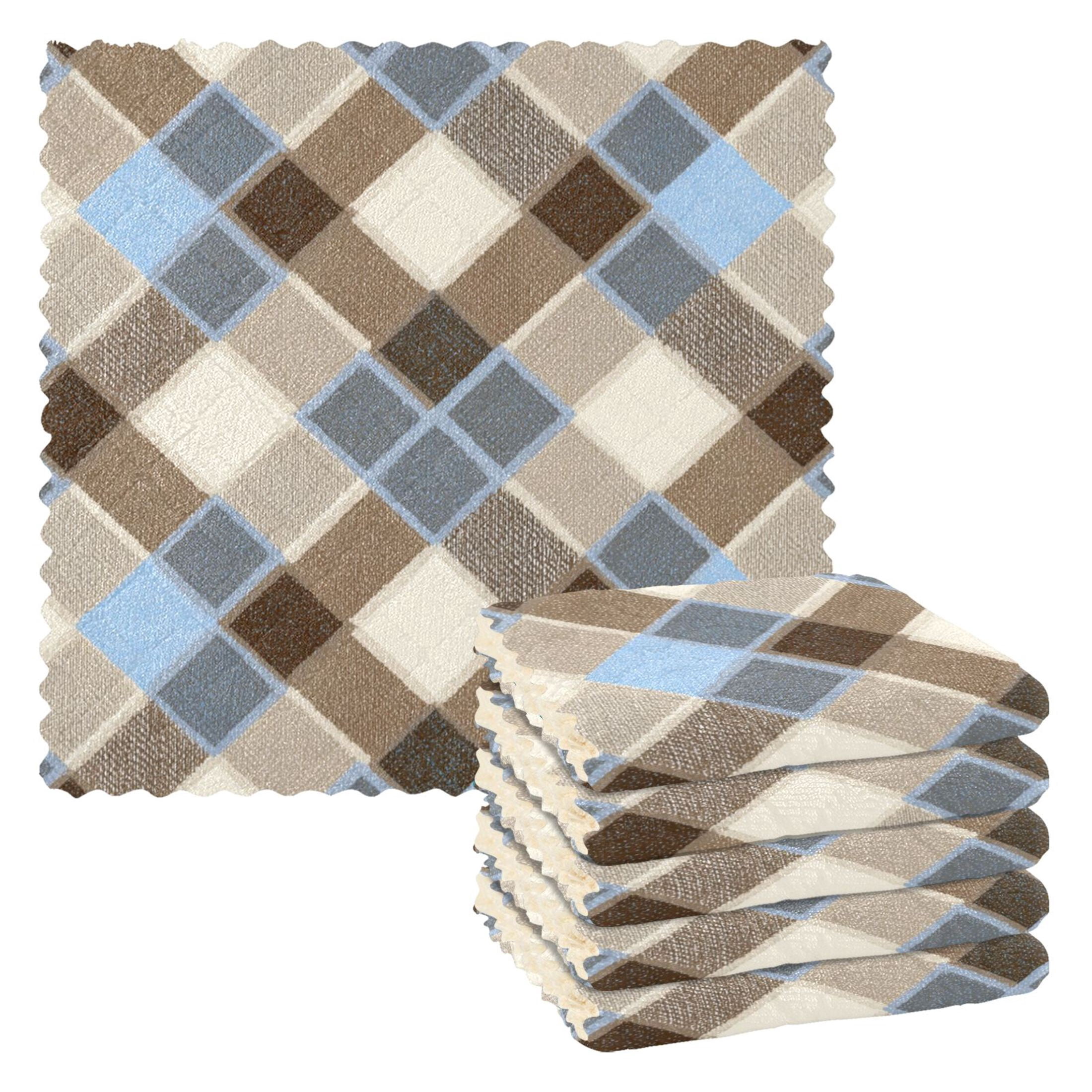 6 Pieces of Kitchen Towels 11x11Inch Kitchen Dish Cloths Kitchen Dish ...