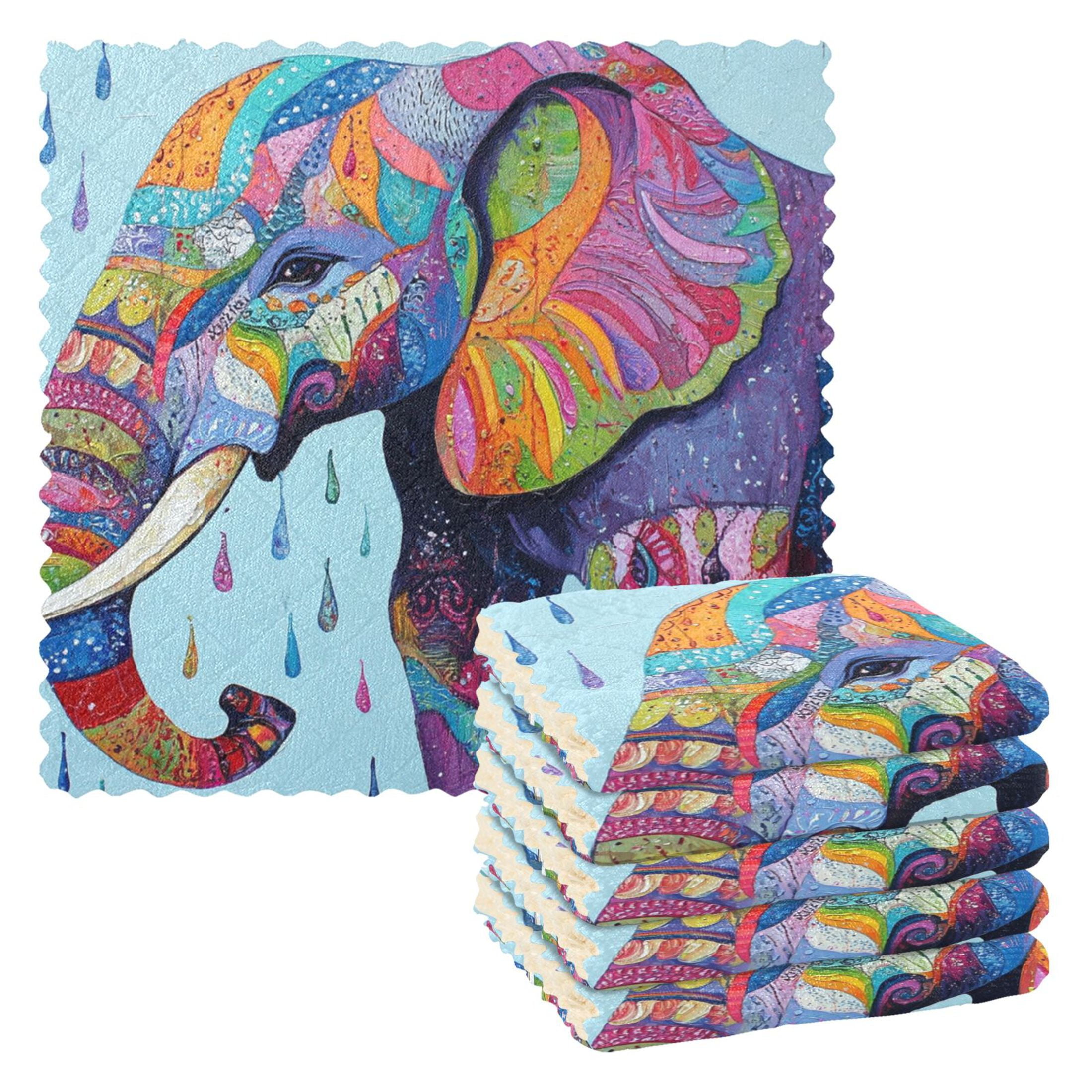 6 Pieces of Kitchen Towels 11x11Inch Kitchen Dish Cloths Kitchen Dish ...