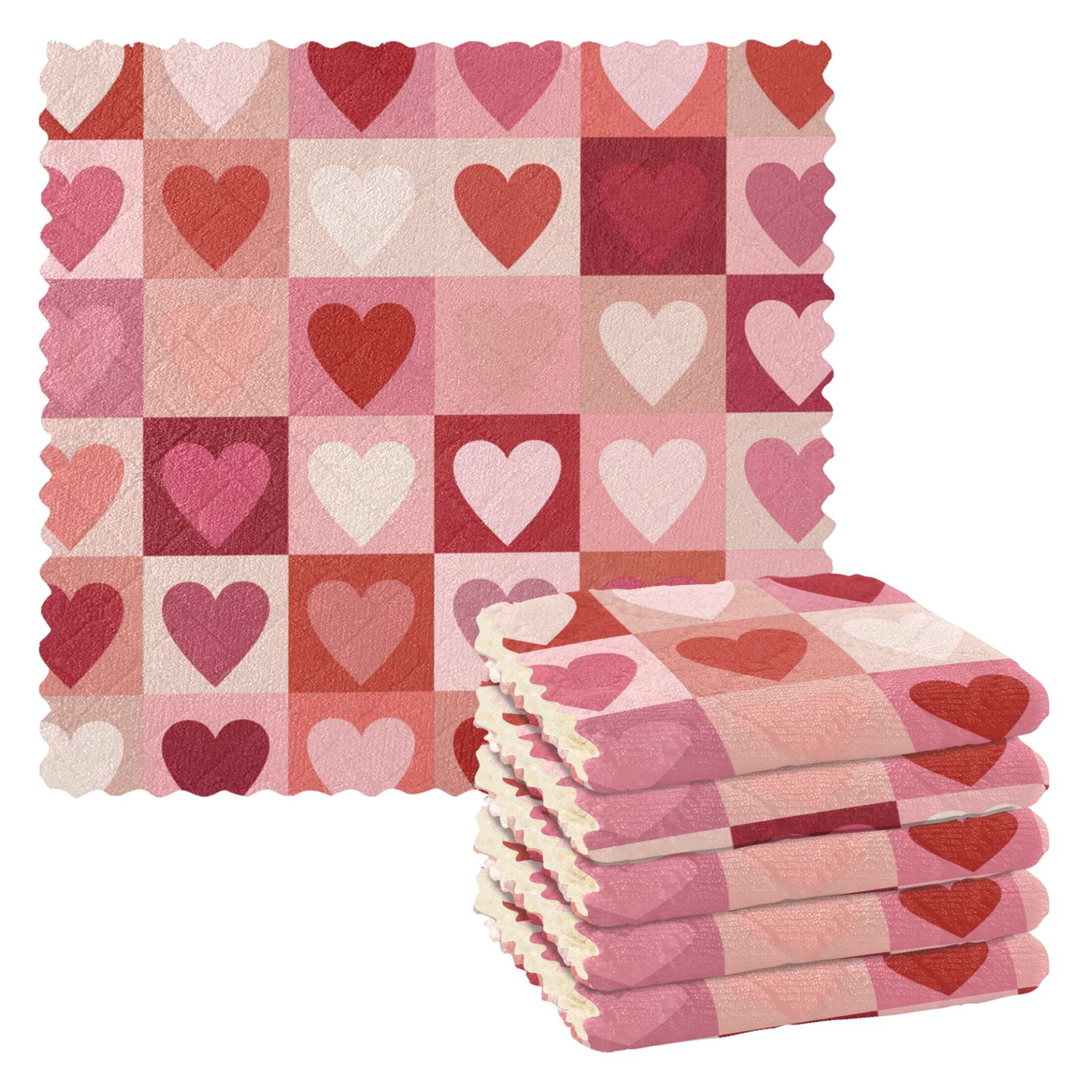 6 Pieces of Kitchen Towels 11x11Inch Kitchen Dish Cloths Kitchen Dish ...