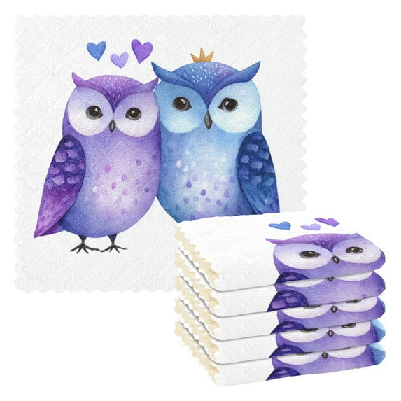 6 Pieces of Kitchen Towels 11x11Inch Kitchen Dish Cloths Kitchen Dish ...