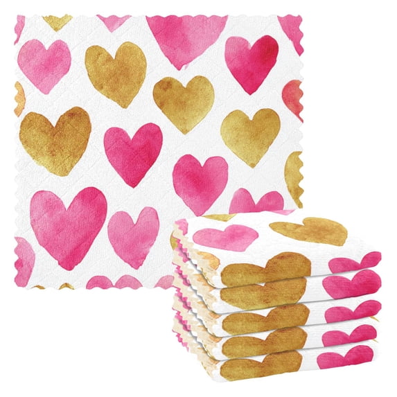 6 Pieces of Kitchen Towels 11x11Inch Kitchen Dish Cloths Kitchen Dish ...