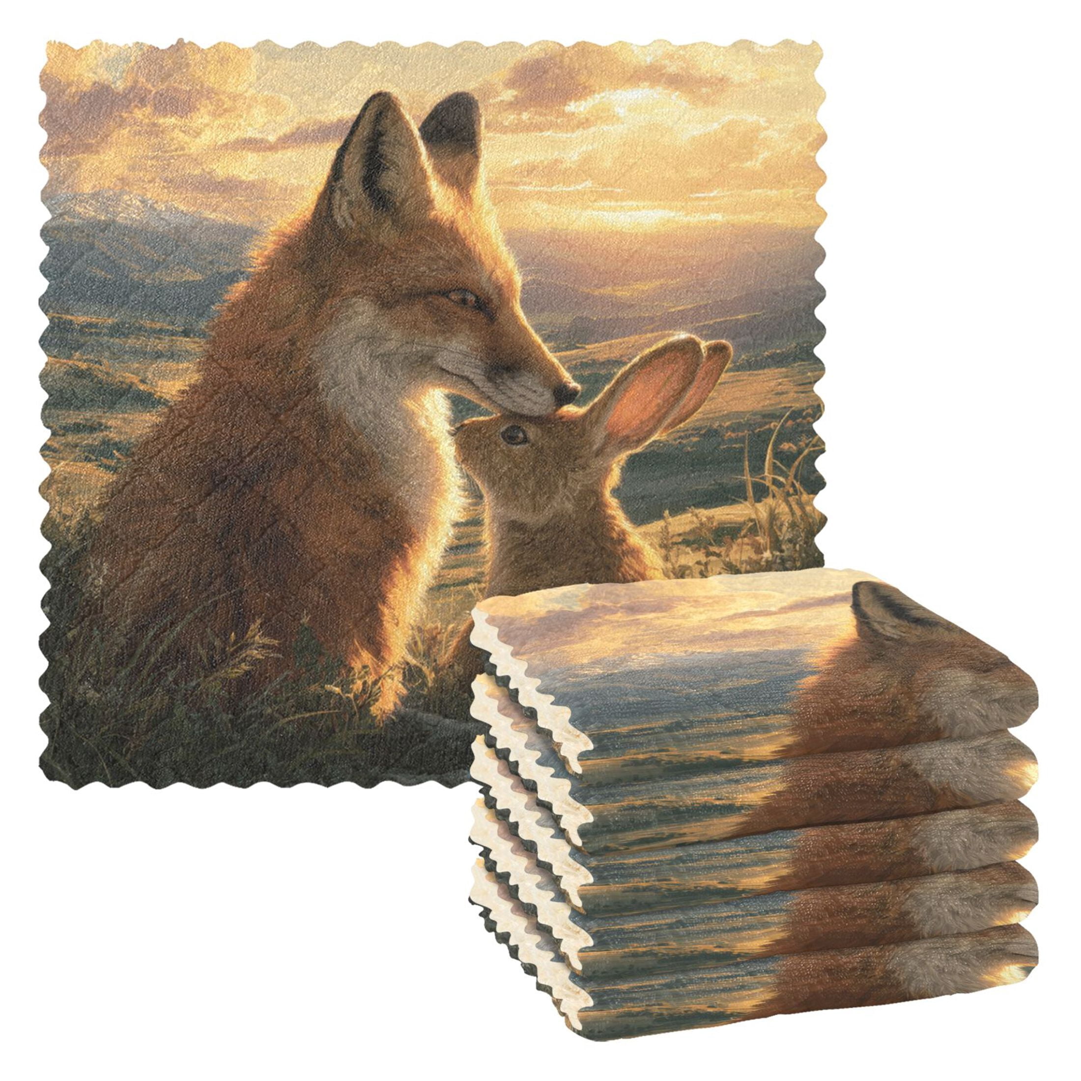 6 Pieces of Kitchen Towels 11x11Inch Kitchen Dish Cloths Kitchen Dish ...